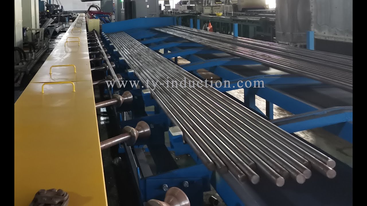 Long Bar Hardening & Tempering - YouTube