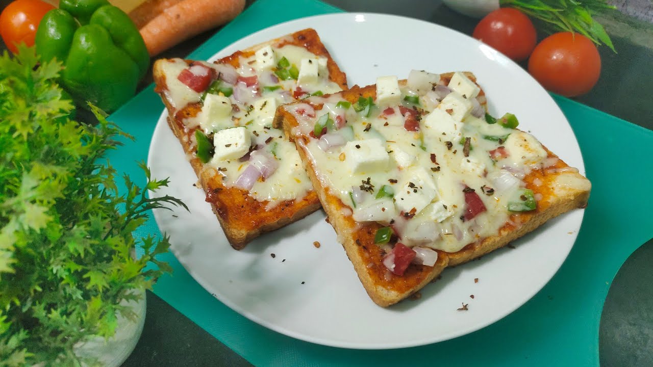 How To Make Super Tasty Bread Panner Pizza Recipe |Quick and Easy Bread ...