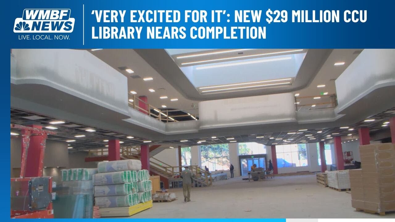 ‘Very excited for it’: New $29 million CCU library nears completion ...