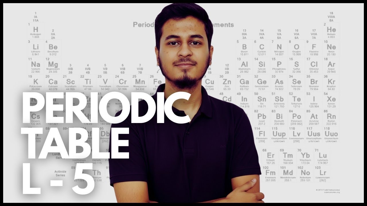 | L5 | PERIODIC TABLE | आवर्त सारणी | MADHYAMIK | URDU/ HINDI | CLASS X ...