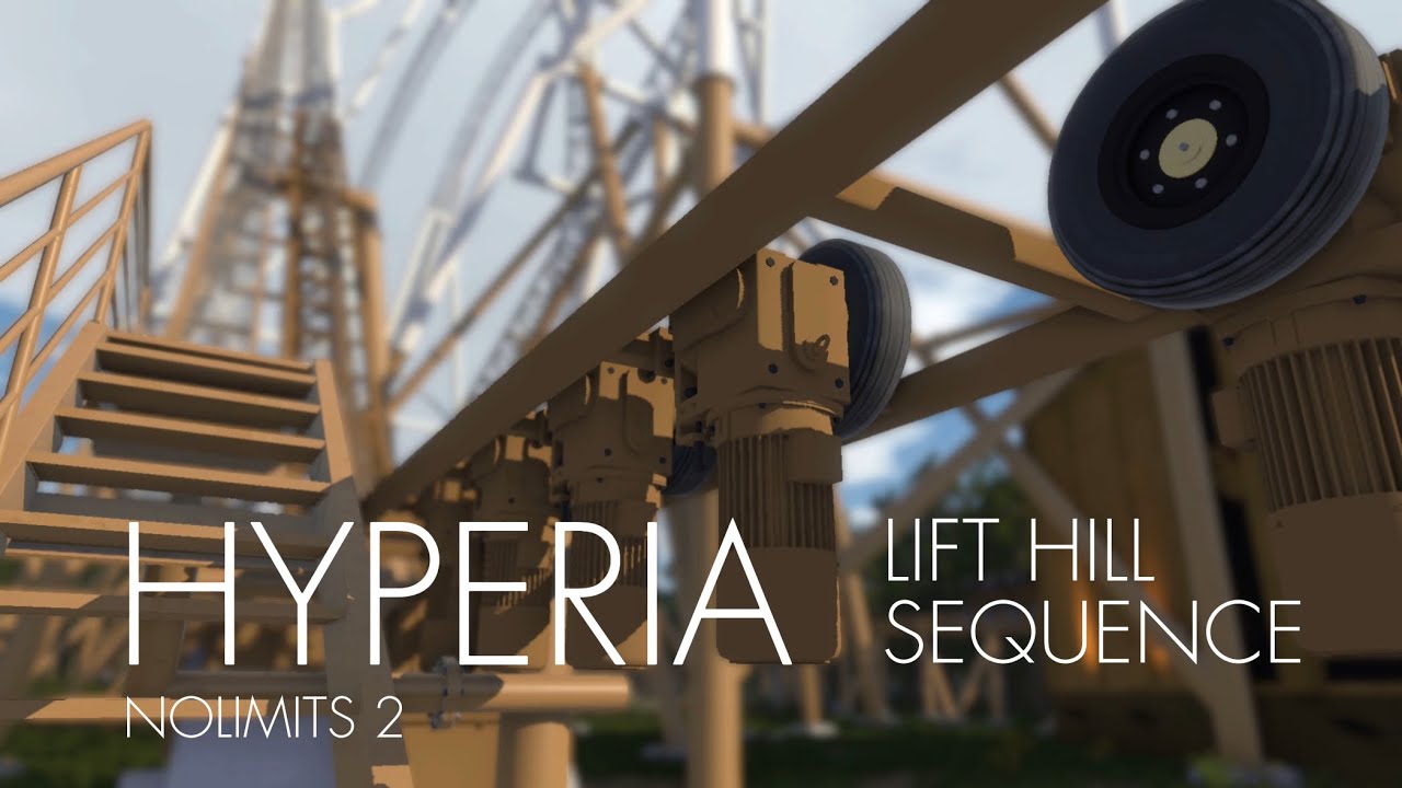 THORPE PARK - HYPERIA NoLimits 2 Recreation | Lift Hill Sequence - YouTube