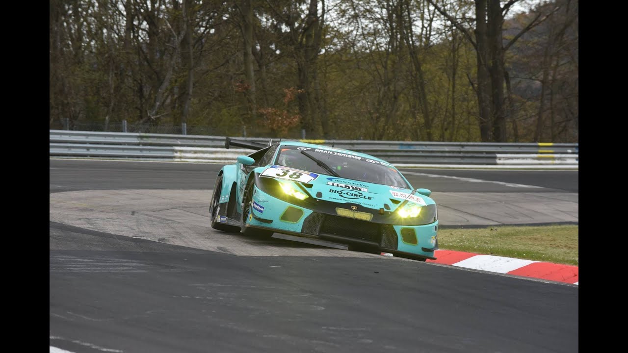 Lamborghini Huracan GT3 Helmet Cam Nürburgring Nordschleife with C ...
