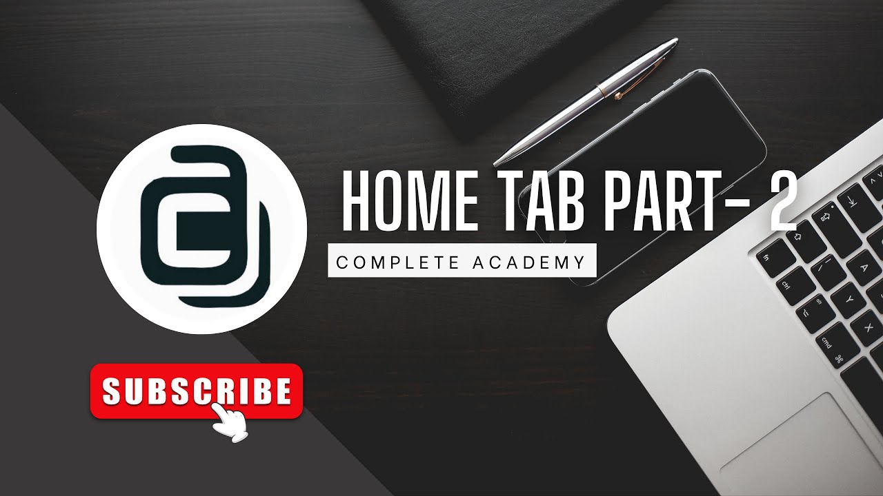 HOME TAB PART -2 - YouTube