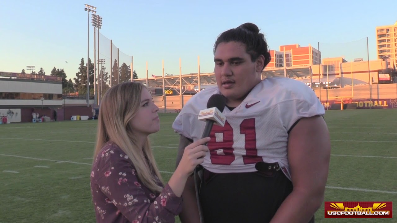 Brandon Pili discusses his first game, his role going forward - YouTube