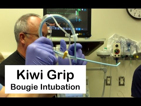 Bougie Intubation with the Kiwi Grip - YouTube