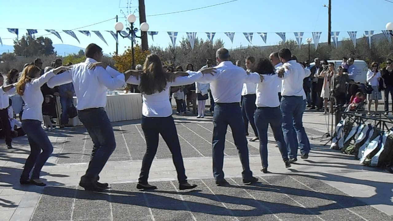 ΘΕΡΜΗΣΙΑ ΧΟΡΟΣ "ΚΑΛΑΜΑΤΙΑΝΟΣ ΝΑΞΟΥ" 28η ΟΚΤΩΒΡΙΟΥ 2013 - YouTube