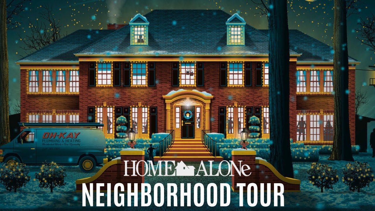 HOME ALONE NEIGHBORHOOD TOUR | TOUR OF HOME ALONE NEIGHBORHOOD | HOME ...