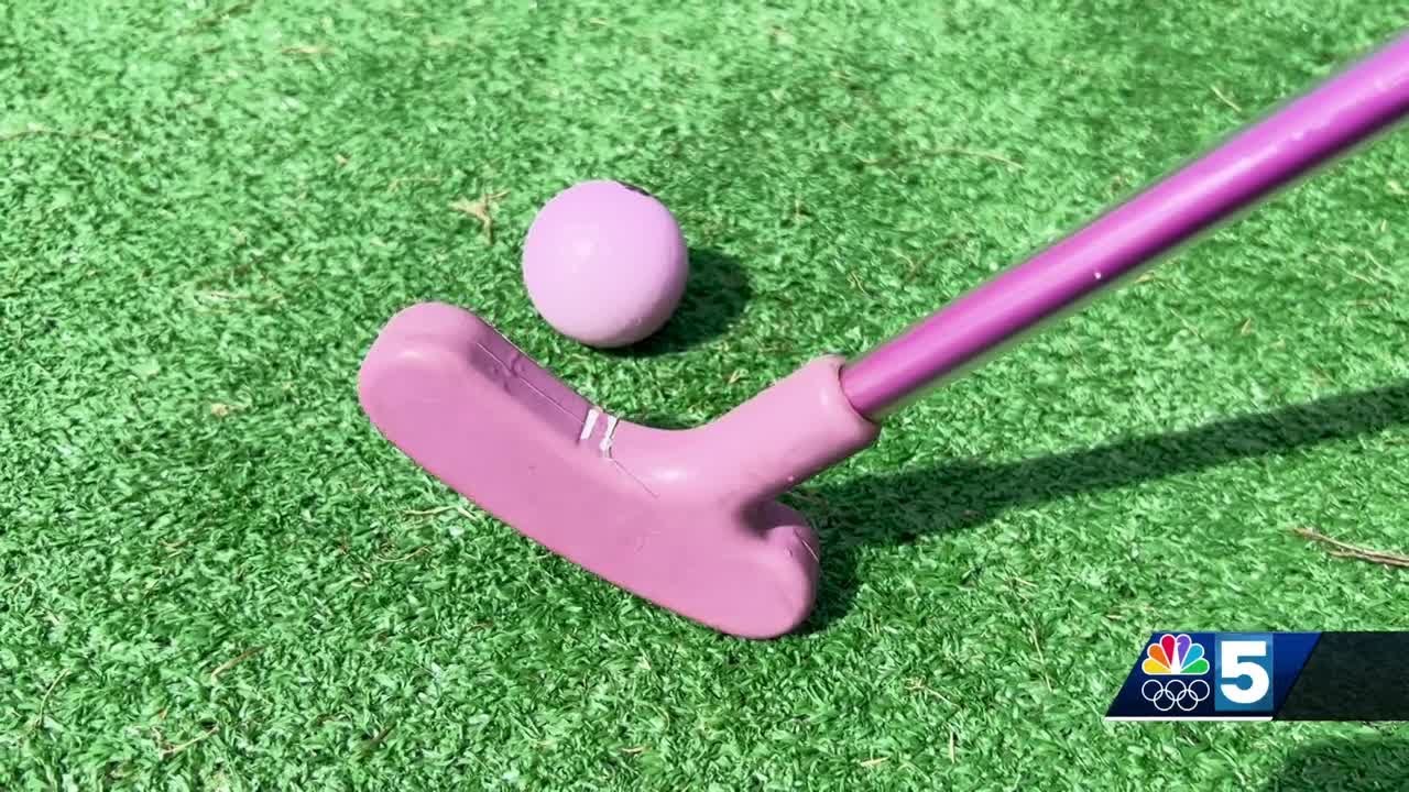 New mini golf course drawing visitors to Vermont arts center - YouTube