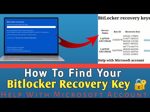 How To Find Your Bitlocker Recovery Key 🔐| how to find bitlocker ...