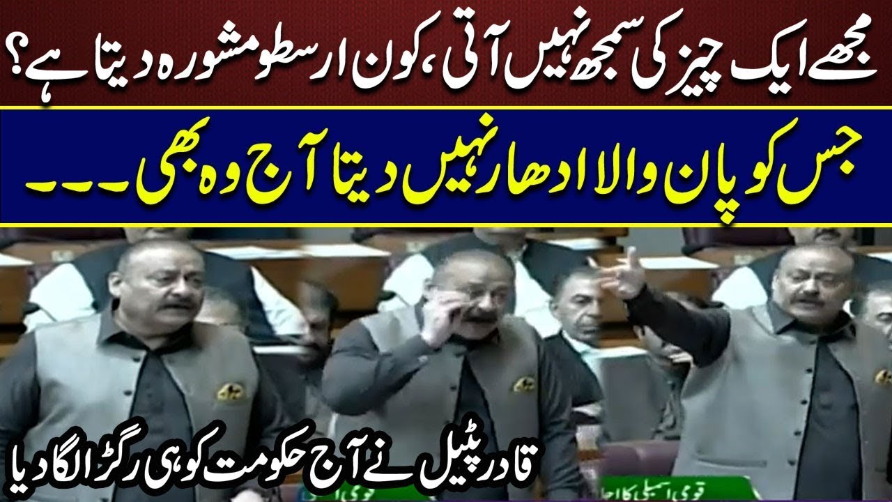 PPP Abdul Qadir Patel Fiery Speech in National Assembly 💥 PMLN ...
