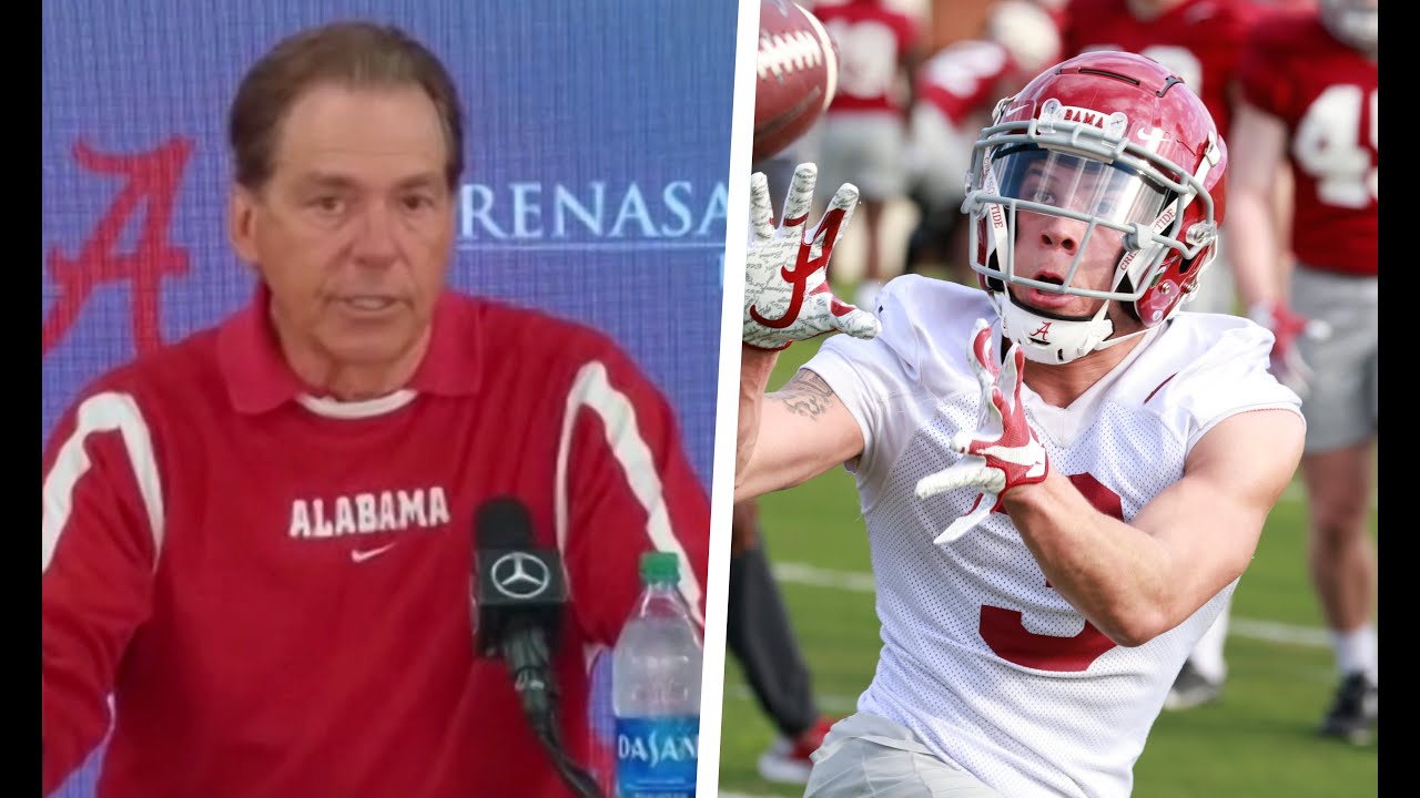 Nick Saban says Jahmyr Gibbs, Eli Ricks and Jermaine Burton bring ...