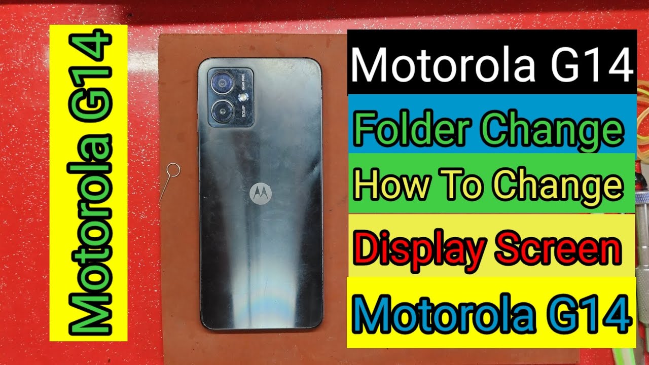 Motorola G14 Display Replacement How To Change Display Screen Moto G14 ...