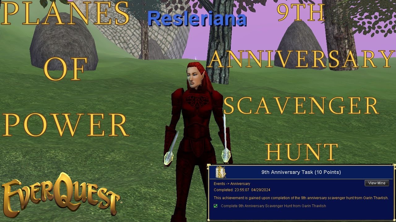 Planes of Power 9th Anniversary Quest | Achievements | EverQuest ...