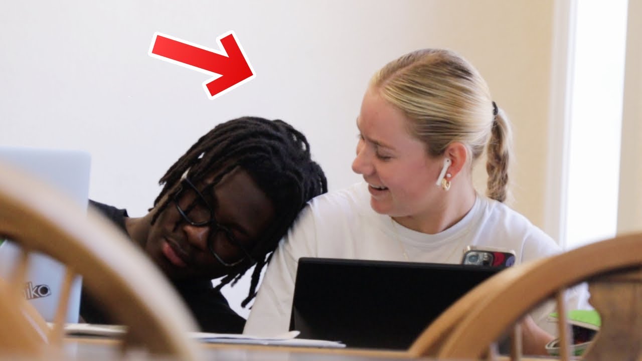 Falling Asleep On People In The Library Prank! - YouTube