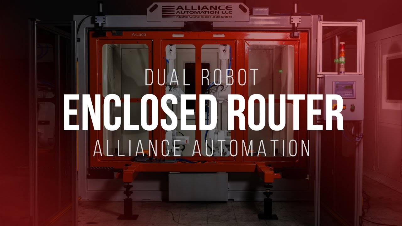 Robotic Router Cell with Turntable for Cutting Composite Parts ...