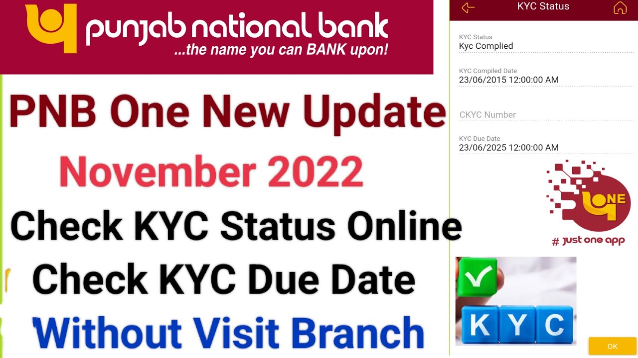 Pnb kyc check online | Pnb kyc status check online | Pnb kyc update ...