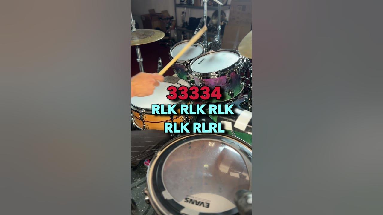 33334 Fill #drums #drummer #drumfill - YouTube