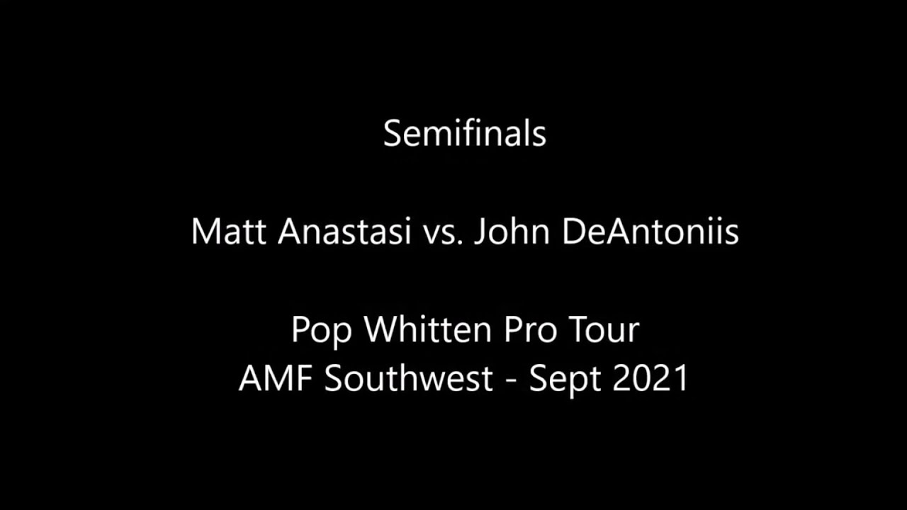 Pop Whitten Pro Tour at AMF Southwest: Semifinals - YouTube