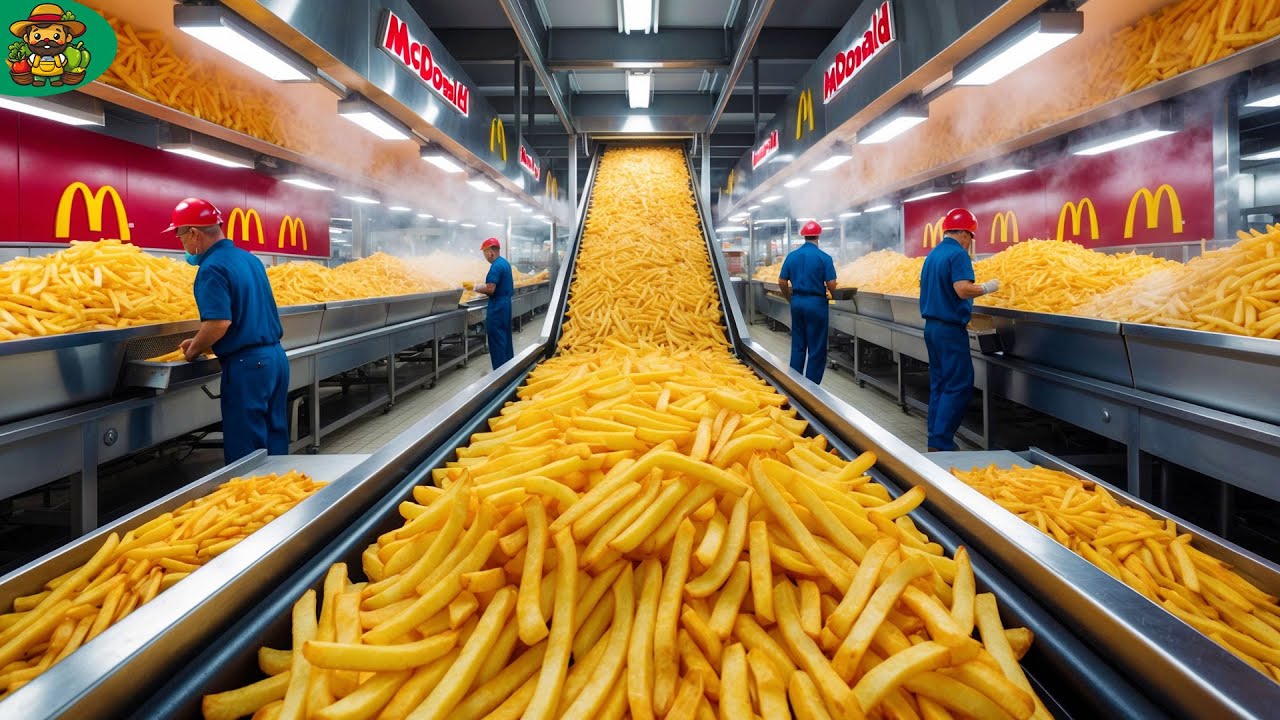Mcdonald's French Fries MEGA Factory: How They Make Millions Of French ...