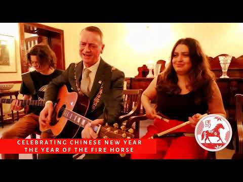 Impromptu Music Session with Lord Mayor of Cork Cllr Fergal Dennehy