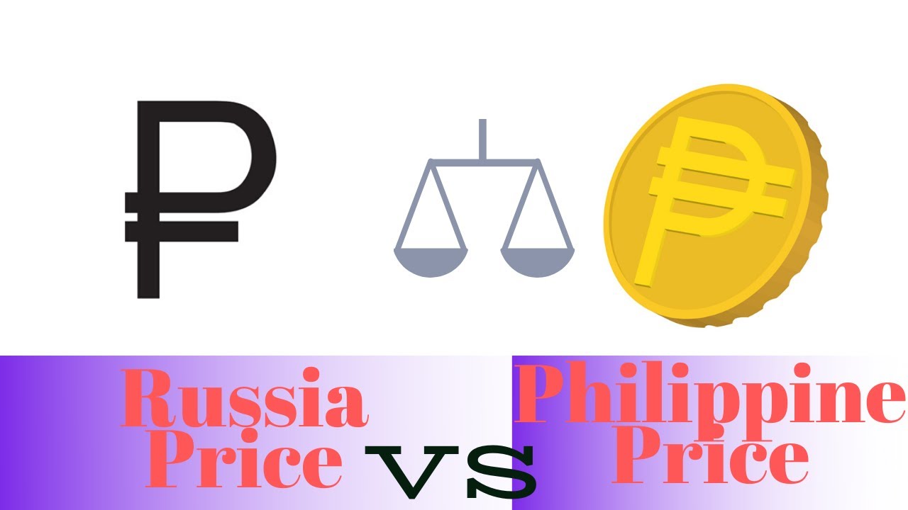 Comparison of prices of some items here in Russia VS Philippines - YouTube