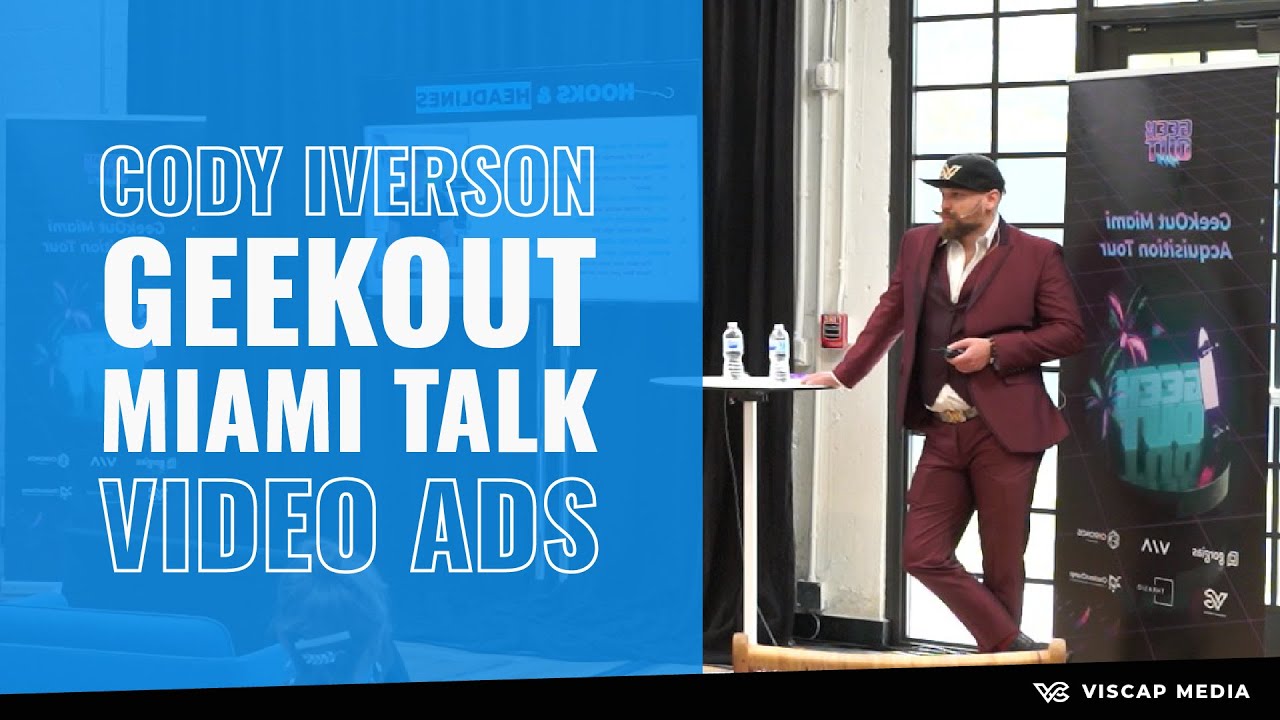Cody Iverson at GeekOut Miami - How To Create High-Converting Creative ...