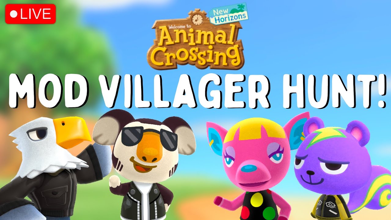 🔴 VILLAGER HUNT! | Live Stream | Animal Crossing New Horizons - YouTube