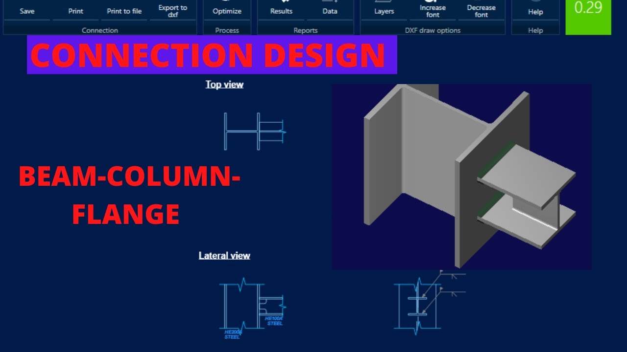 How To Design Welded Connection. Beam-Column-Flange Connection. - YouTube
