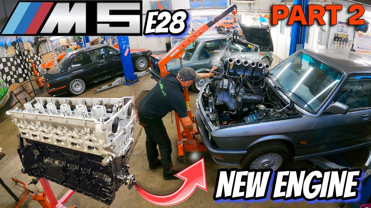 BMW M5 Gets its NEW ENGINE! E28 - YouTube