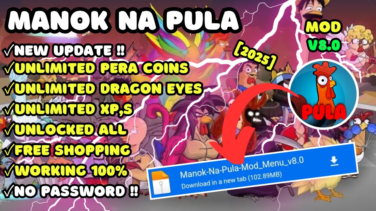 Manok na Pula V8.0 Mod Menu | Apk 2025 Mod Menu New Features | NEW ...