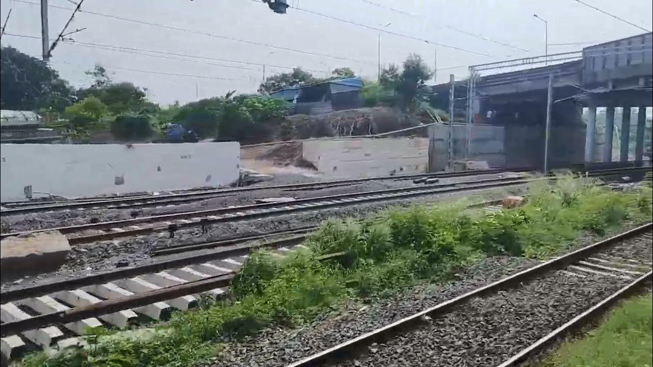 Chennai Beach to Chennai Egmore 4th line update as on 17/11/2024 - YouTube