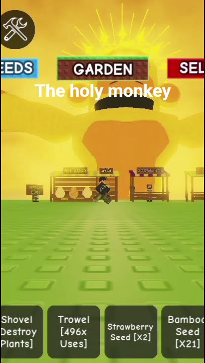 THE HOLY MONKEY!??!?!? #holyspirit #godmonkey #growagarden - YouTube