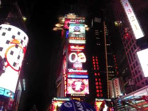 New Year Countdown @ Times Square NYC 2009 - YouTube