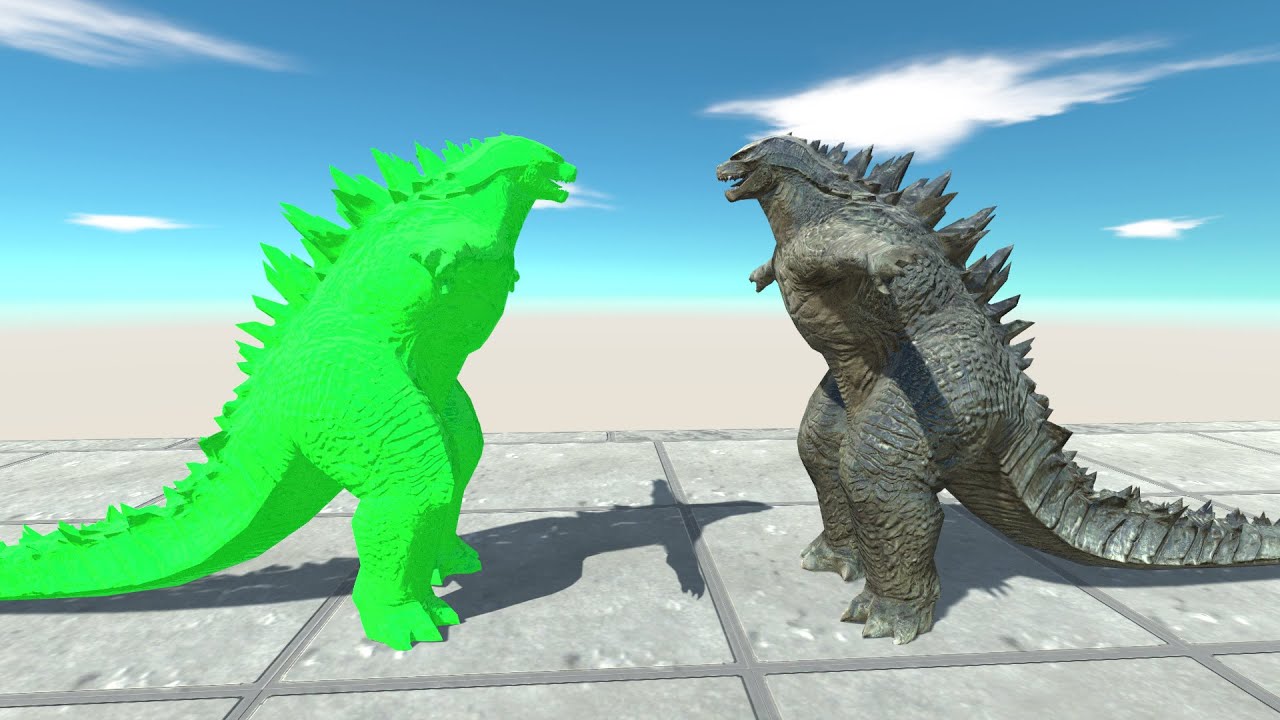 GREEN GODZILLA VS GODZILLA 2014 WHO WILL WIN - Animal Revolt Battle ...