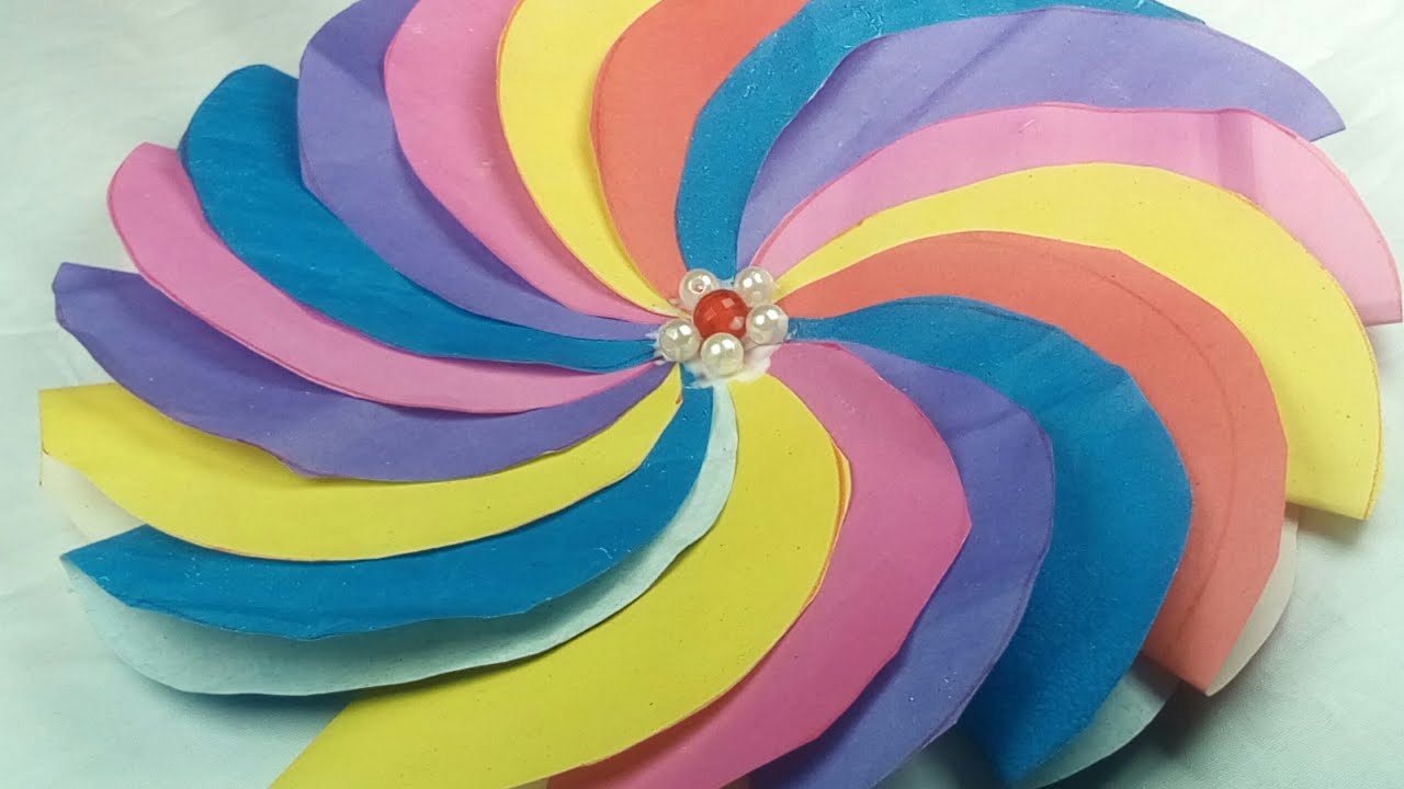 how to make wall decor||paperwork||home decoration - YouTube