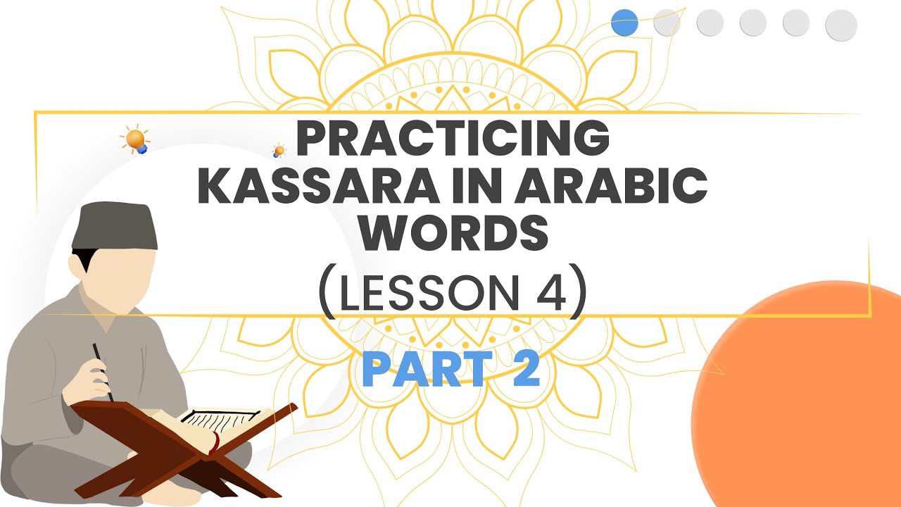 Practicing Kassara in Arabic words . how to read Kassara (lesson 4 ...