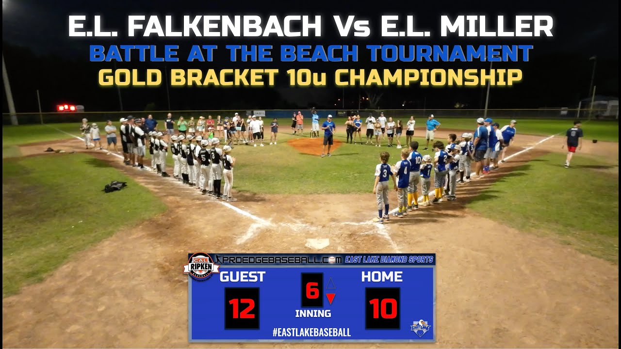 E.L. FALKENBACH VS E.L. MILLER - BATTLE AT THE BEACH TOURNAMENT - 10U ...