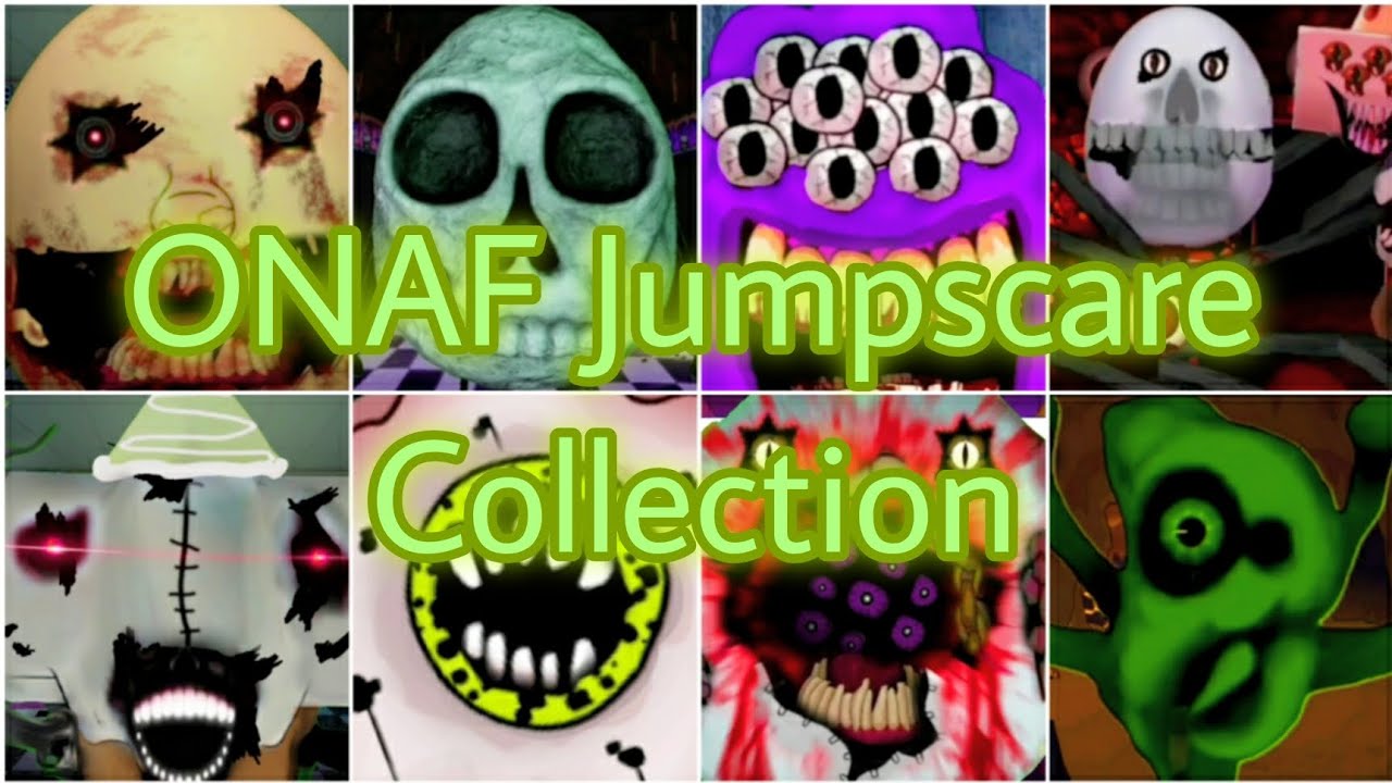 ONaF Jumpscare Collection #6 feat, Onaf TMM, Flumpty clones, ONwF - YouTube