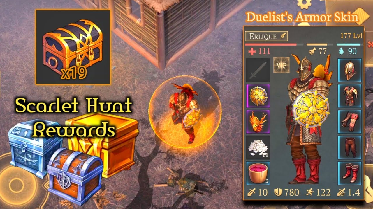 Grim Soul - Scarlet Hunt Rewards | Duelist's Armor Skin | Aristocrat's ...