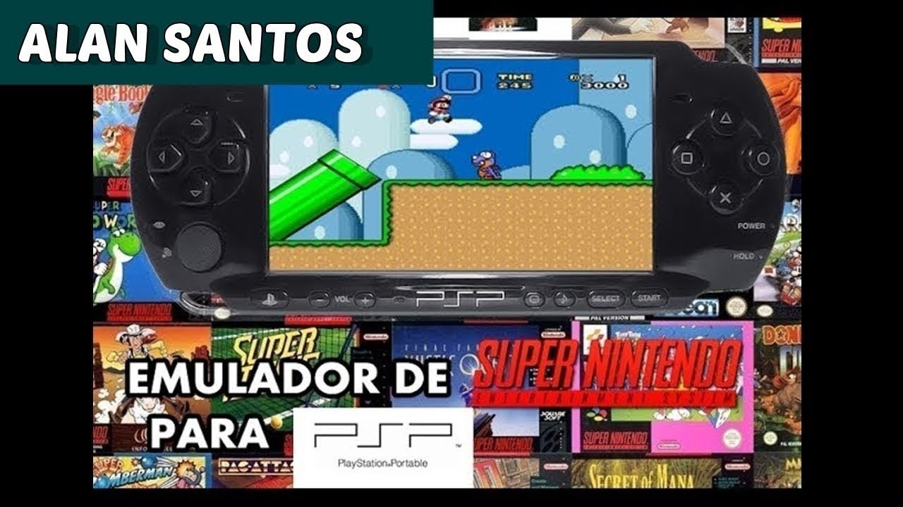 Como Instalar o Emulador de SNES para o PSP - YouTube