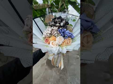 Buket Hijab Super Premium | Buket 3 Jiilbab Segi Empat #mantap #premium #shorts #gift