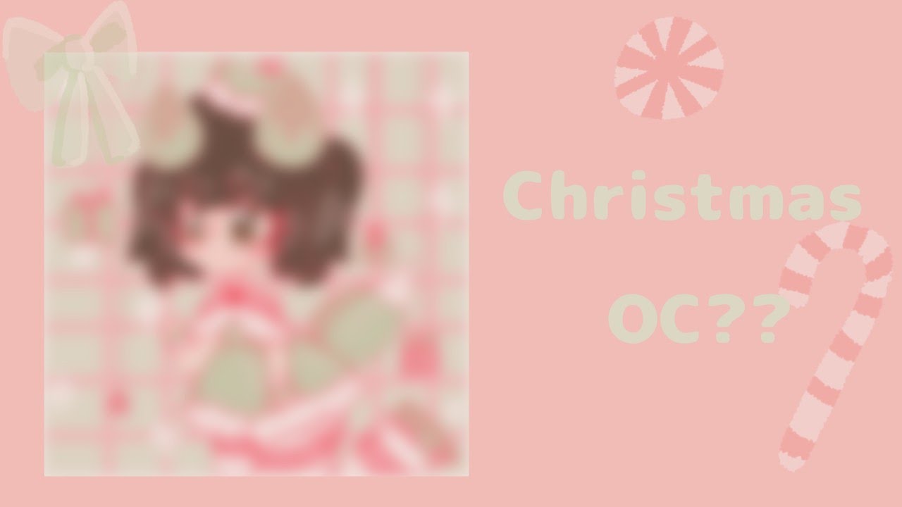 my OC Christmas version! [speedpaint]♡☽ - YouTube