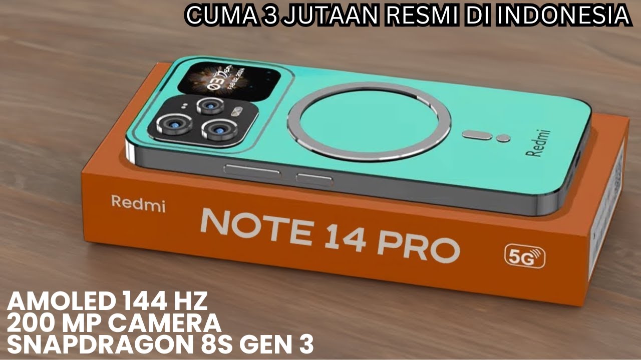 RILIS TERKINI! REDMI NOTE 14 PRO 5G SIAP HADIR DI INDONESIA ...
