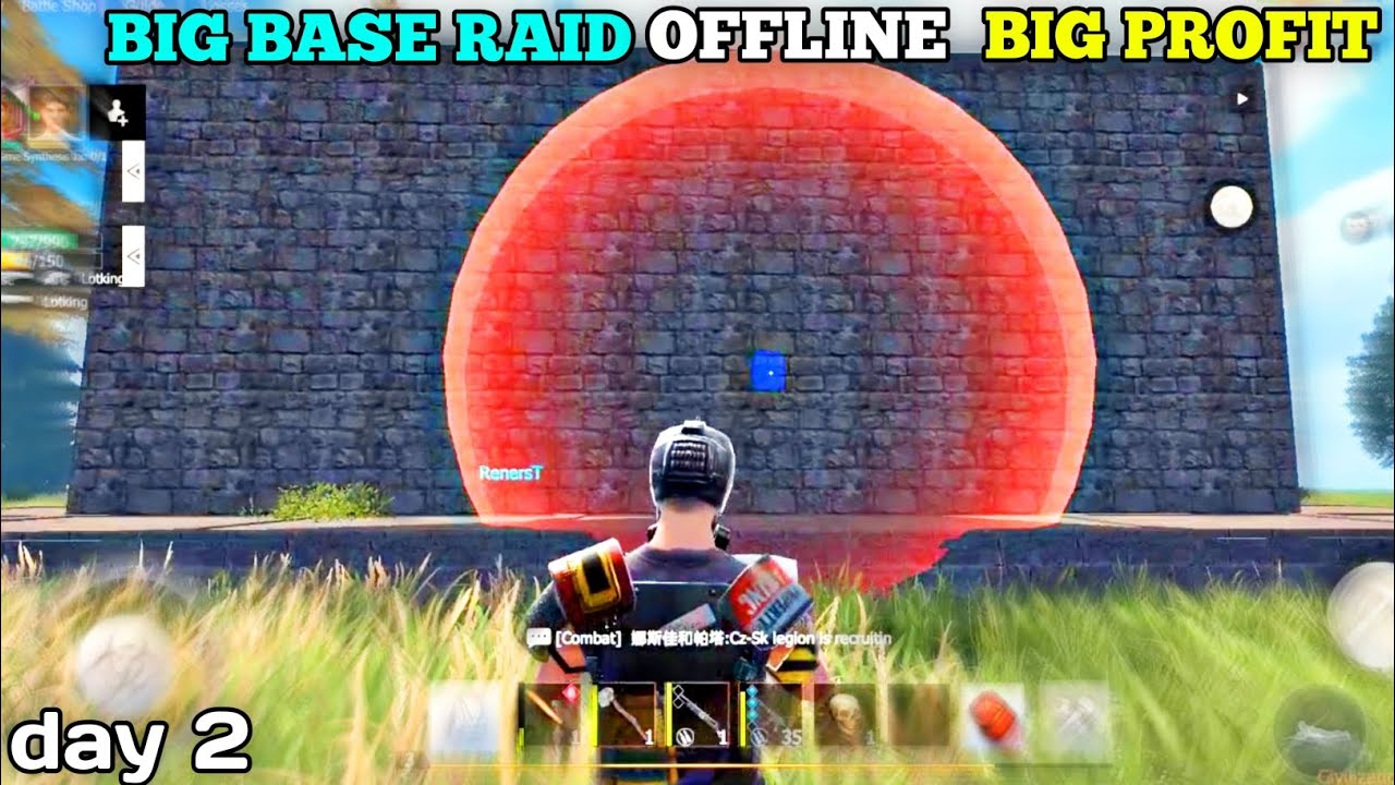BIG BASE RAID OFFLINE BIG PROFIT in Last day rules servival | last ...