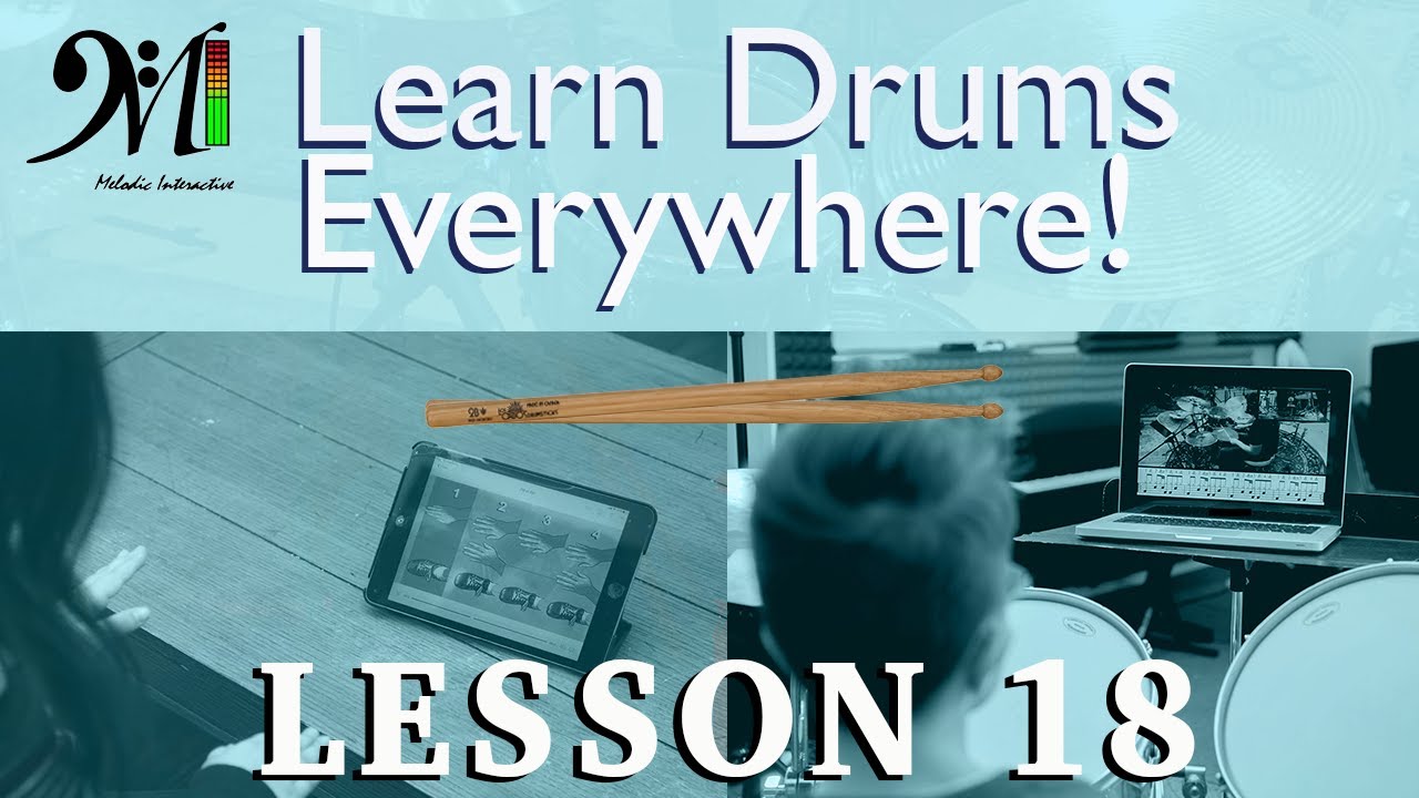 Learn Drums Everywhere! Lesson 18 - YouTube