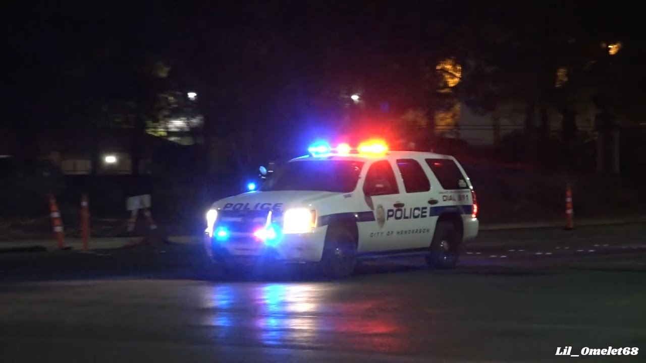 Henderson Police 2013 Tahoe Responding Code 3 | Henderson, NV - YouTube