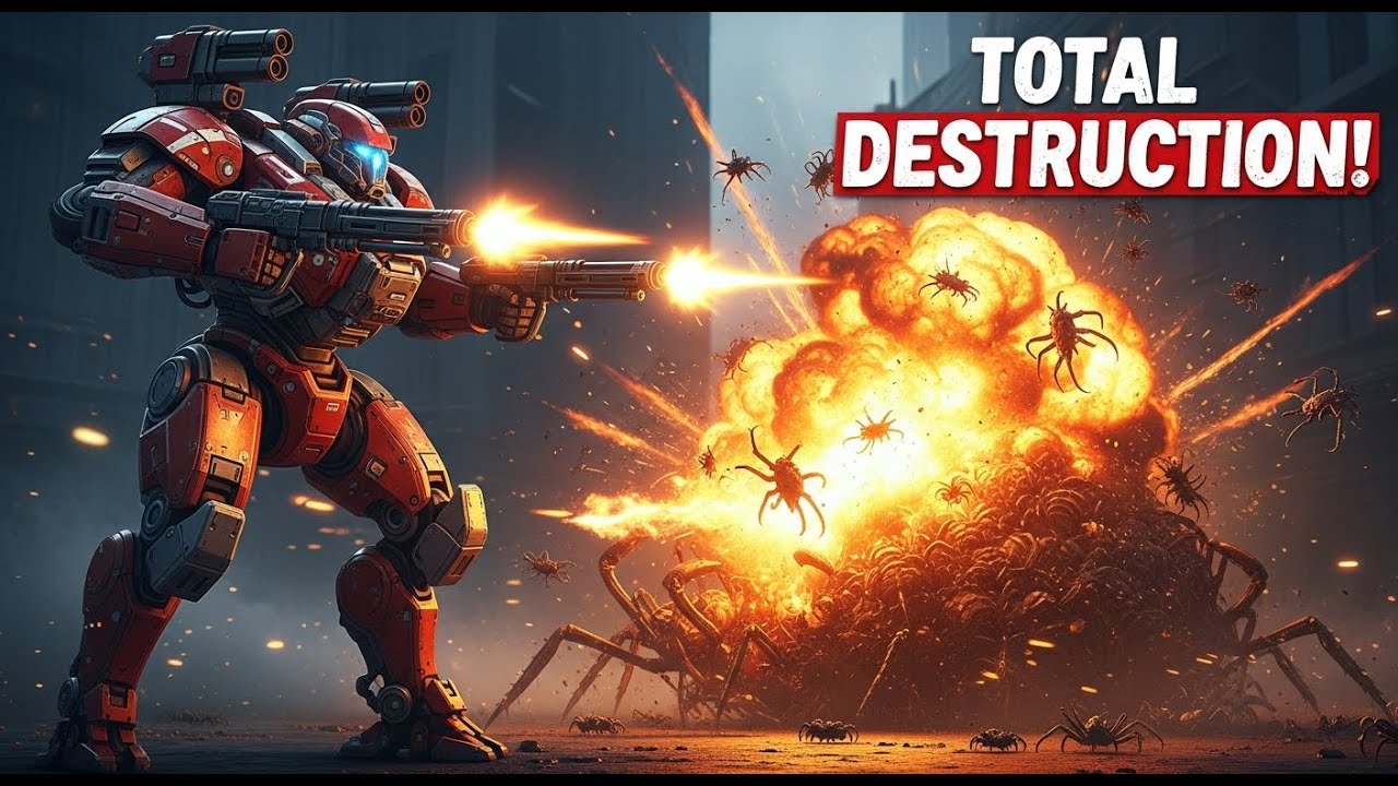 UNSTOPPABLE MECH vs. GIANT BUG NEST in Helldivers 2! (Total Destruction ...