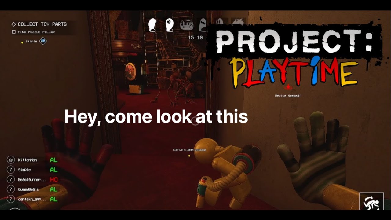 We Like Run Around! - Project Playtime Funny Moments with Friends - YouTube