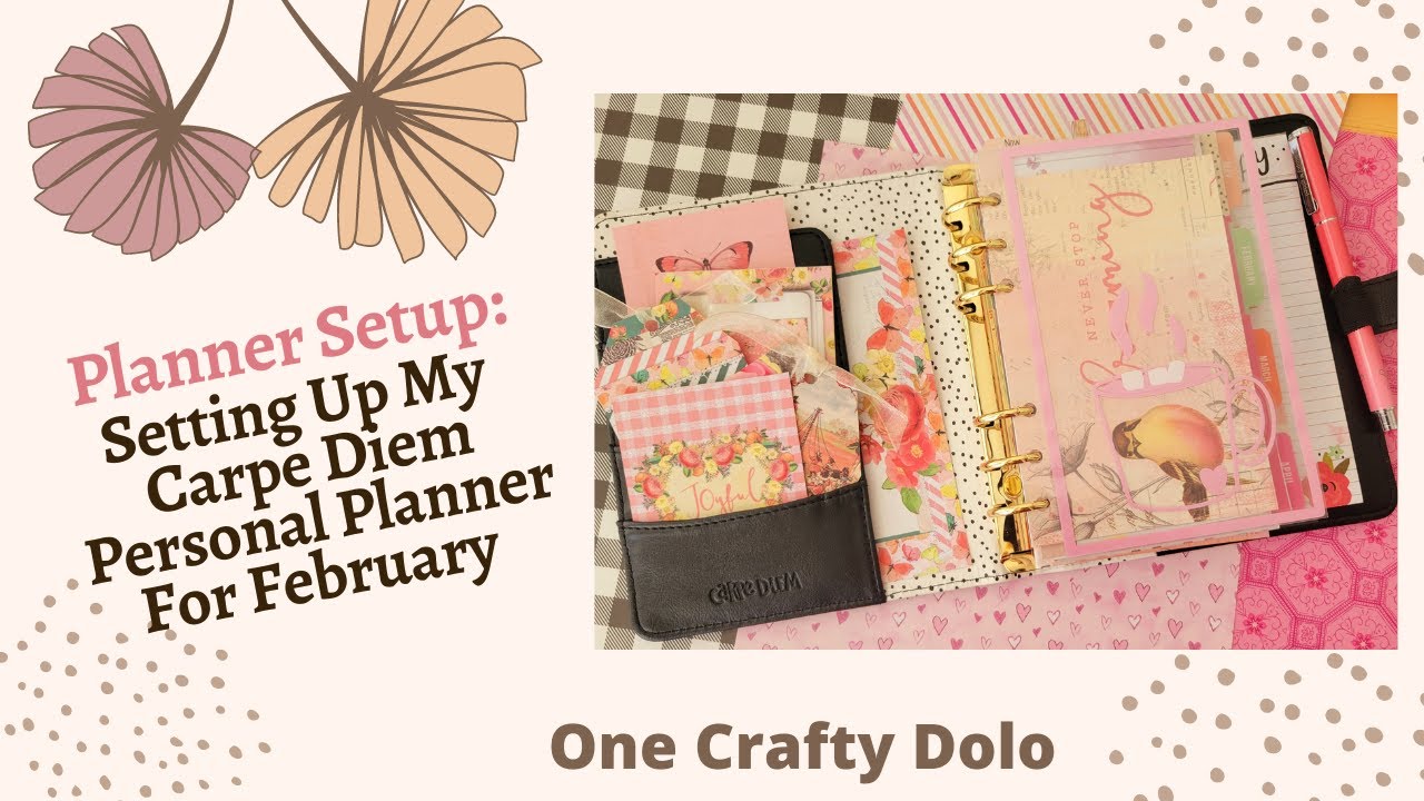 Planner Setup: Setting Up My Personal Planner For February - YouTube
