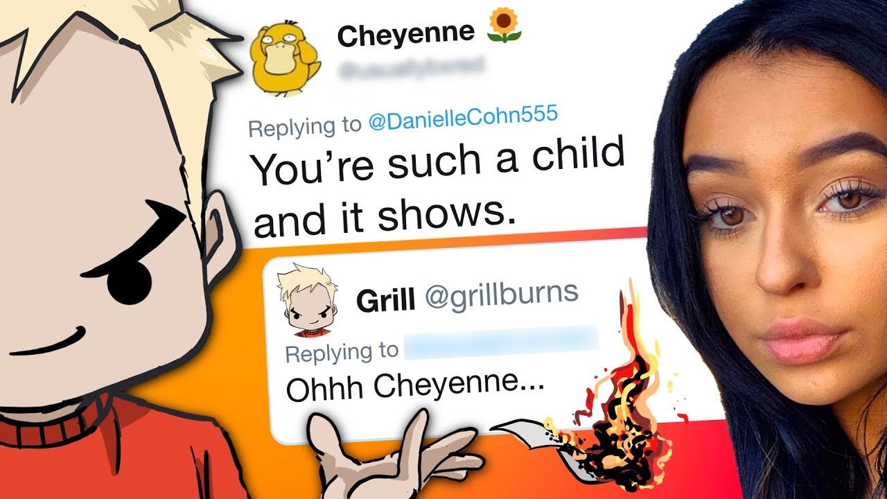 Danielle Cohn's Haters Get Grilled (Grill Reads Mean Tweets) - YouTube